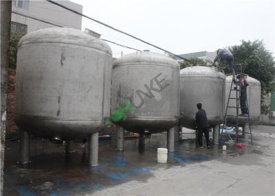 China Frp Sand Filter Vessel Stainless Steel Filter Housing / Activated Carbon Filter Tanks for sale