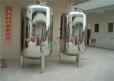 China Stainless Steel Water Tank Water / Milk / Beer Storage Tank Vessel Housing for sale