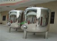 China Stainless Steel Water Tank Water / Milk / Beer Storage Tank Vessel Housing for sale