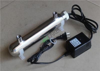 China Ultraviolet Water Sterilizer Water Treatment Plant Accessories 6GPM 25W For Ro Unit for sale