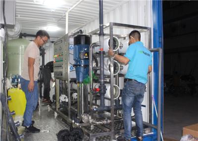 China Portable Containerized Water Treatment Plant , Mobile Ro Water Plant Machine for sale