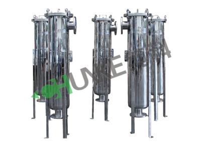 China Multi Housing Flange Bag Filters RO Water Treatment Plant For Juice Or Honey Filtration High Precision for sale