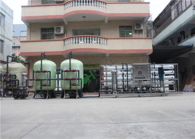 China Frp Tank Salt Water Treatment Machine , Reverse Osmosis System With Conductivity Meter for sale