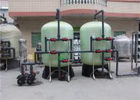 China Frp Tank Salt Water Treatment Machine , Reverse Osmosis System With Conductivity Meter for sale