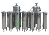 China 304 316 Stainless Steel 8 Bag Filter Housing Side Inlet For Liquid Filtration CE Standard for sale