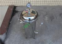 China Φ230×410 SS304 Cartridge Filter Housing Capacity 500L-200000L for sale