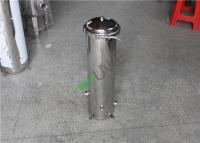 China Vertical Type Stainless Steel Cartridge Filter Housing / Industrial Water Filter Housing for sale