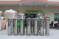 China Stainless Steel Vessel Cartridge Filter Housing 304 Water Filter In Water Treatment SS 316 Single Filter With Basket for sale