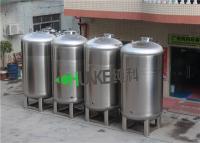 China Food Grade Stainless Steel Water Storage Tank For Water Treatment Filter Housing for sale