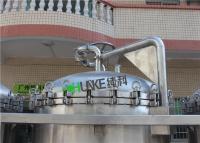 China Customized Capacity 50L-10000L Water Pressure Tank / SUS304 Round Shape Water Storage Tank With Wheel for sale
