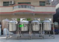 China Customized Capacity SS304 Water Filter Housing Water Storage Tank For Food & Beverage Factory for sale