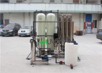 China 1500 liter Brackish Water Treatment System Plant / Salt Desalination Ro Machine With FRP Tank&UV for sale