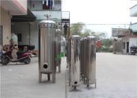 China SS 304 316 Stainless Steel Water Filter Housing Single Bag High Pressure for sale