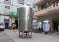 China Cosmetics Products Stainless Steel Filter Housing , Movable 300L 500L 1t 2t 3t Storage Tank for sale