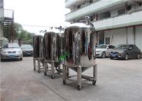 China Auto Backwashing Control Stainless Steel Pressure Sand Filter Tank for sale