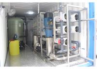 China 10m³ RO System Reverse Osmosis Salty Sea Water Desalination Plant Equipment With Container for sale