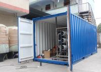 China 10m³ RO System Reverse Osmosis Salty Sea Water Desalination Plant Equipment With Container for sale