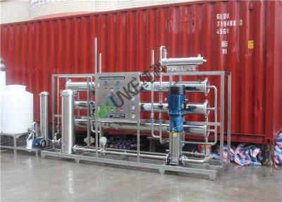 China Chemical Industry RO Water Treatment Water Filter Machine 220v / 380v With 40ft Container for sale