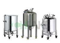 China SS304 / SS316L Movable RO Water Storage Tank Stainless Steel 200 Liter Food Grade Liquid for sale