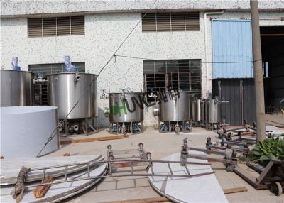 China 10000L Mixing Ro Water Storage Tank For Mineral Water Plant Light Weight for sale