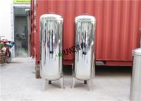 China SS304 316 Cartridge Filter Housing / Filter Vessel Tank For RO Plant Easy Cleaning for sale