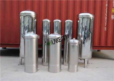 China SS304 316 Cartridge Filter Housing / Filter Vessel Tank For RO Plant Easy Cleaning for sale