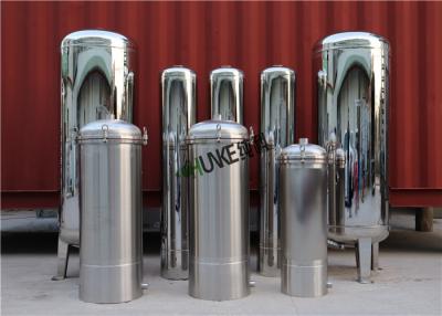 China Vertical Type Stainless Steel  Sand Filter Housing For RO Plant 500L-200000L for sale