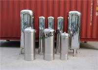 China Vertical Type Stainless Steel  Sand Filter Housing For RO Plant 500L-200000L for sale