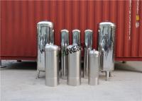 China Vertical Type Stainless Steel  Sand Filter Housing For RO Plant 500L-200000L for sale