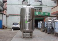 China 10000L/10T SS304 SS316L Juice Beer Milk Storage Tank RO Raw Water Tank for sale
