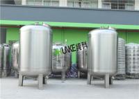 China Stainless Steel SS304 Water Filter Tank Carbon Filter Sand Filter Housing Water/Milk/Juice/Beer Storage Tank for sale