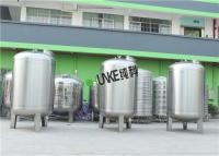 China Stainless Steel SS304 Water Filter Tank Carbon Filter Sand Filter Housing Water/Milk/Juice/Beer Storage Tank for sale