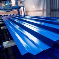 China Prepainted Galvanized Corrugated Roofing Sheet PPGI 1.5mm For Roofing Tiles for sale