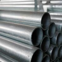 China Mild Low Carbon Round Galvanized Steel Tubes ASTM A53 Gi Welded ERW Pipes for sale