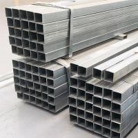 China 12m Galvanized Steel Square Tube Q235 6m Galvanized Steel Rectangular Tube for sale
