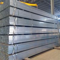 China Black Square Galvanized Steel Tube Q195 Welded Galvanized Square Steel Pipes for sale