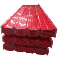 China Zinc Painted Roofing Corrugated Sheet Metal Colorful PPGI Corrugated Steel Plate for sale
