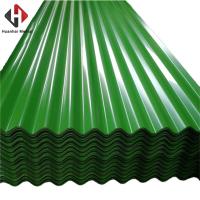 China PPGI Color Coated Corrugated Sheet Metal Roofing Panels 0.1mm - 0.8mm for sale