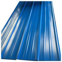 China Color Coated Corrugated Roofing Sheet Galvanized Galvalume Zinc Coated for sale