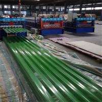 China Hot Dipped Zinc Coated Corrugated Metal Roofing Sheets 800mm - 1600mm for sale
