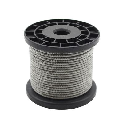 China 316 2.5mm Stainless Steel Wire Rope 1x7 Drawn Wire for sale