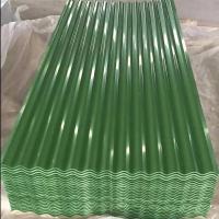 China Cold Rolled Galvanized Steel Roofing Sheet Prepainted Color Coated Corrugated 600mm for sale
