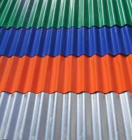 China Cold Rolled Galvanized Steel Roofing Sheet Prepainted Color Coated Corrugated 600mm for sale
