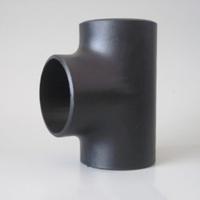 China ansi standard black paintting sch40 pipe fitting tee for sale