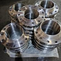 China Wnrf Weld Neck Pipe Flanges ANSI B16.5 150LB Yellow And Black Color for sale