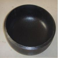 China Black Painting Pipe Fittings Cap Sch40 Steel Pipe Caps Sealing Surface for sale