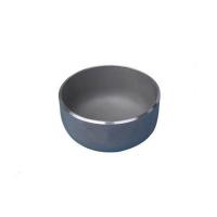 China Black Painting Pipe Fittings Cap Sch40 Steel Pipe Caps Sealing Surface for sale