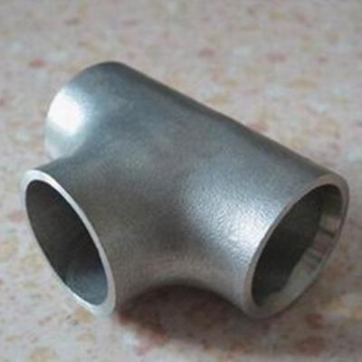 China Sch40 Pipe Fittings Tee Stainless Steel Reducing Tee Fitting for sale