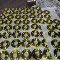 China DN100 BS10 Flange Yellow Color Anti-rust Oil Painting Surface for sale