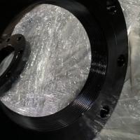 China Ansi Class300 Dn100 Screwed Steel Threaded Flange Clear Lacquer for sale